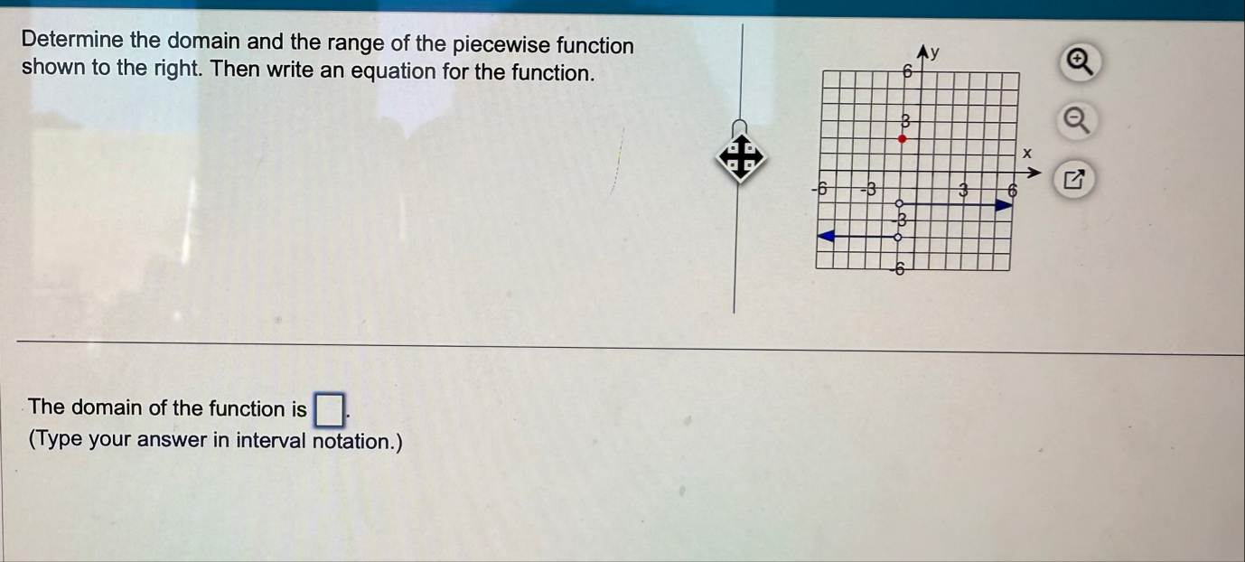 Solved Determine The Domain And The Range Of The Piecewise