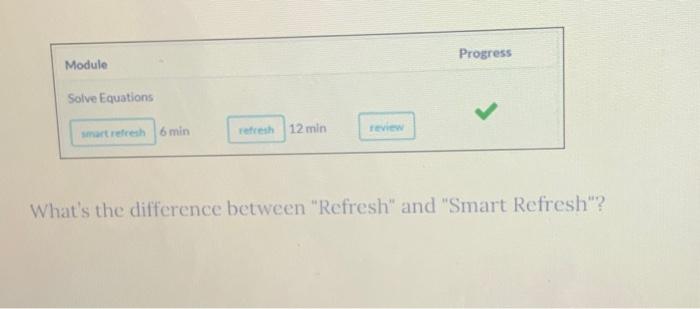 Module Solve Equations smart refresh 6 min CEN 12 min | Chegg.com