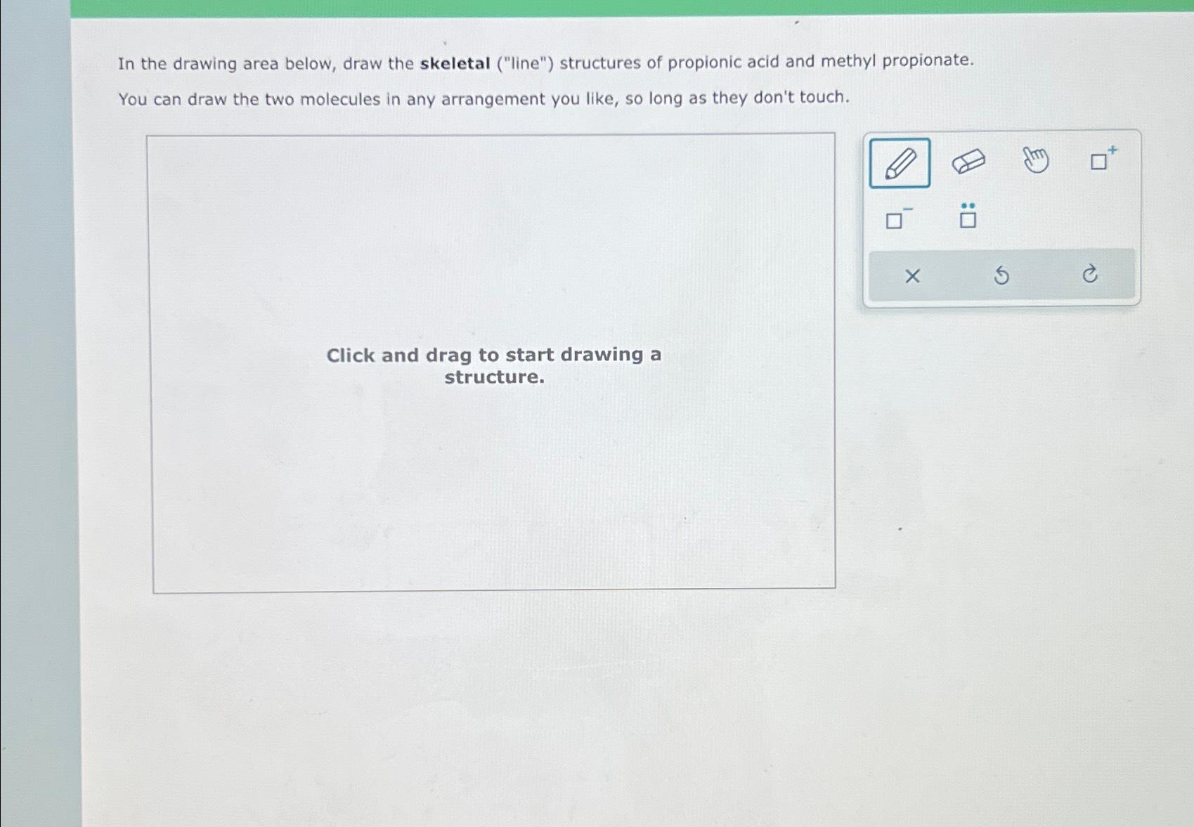 Solved In the drawing area below, draw the skeletal ("line") | Chegg.com