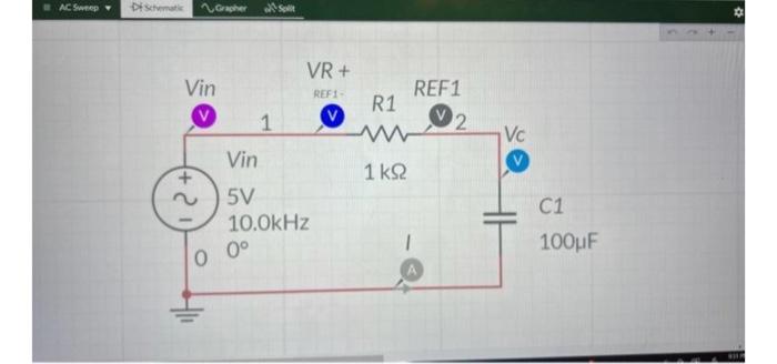 Solved Problem 2: To analyze an RC series circuit and its | Chegg.com