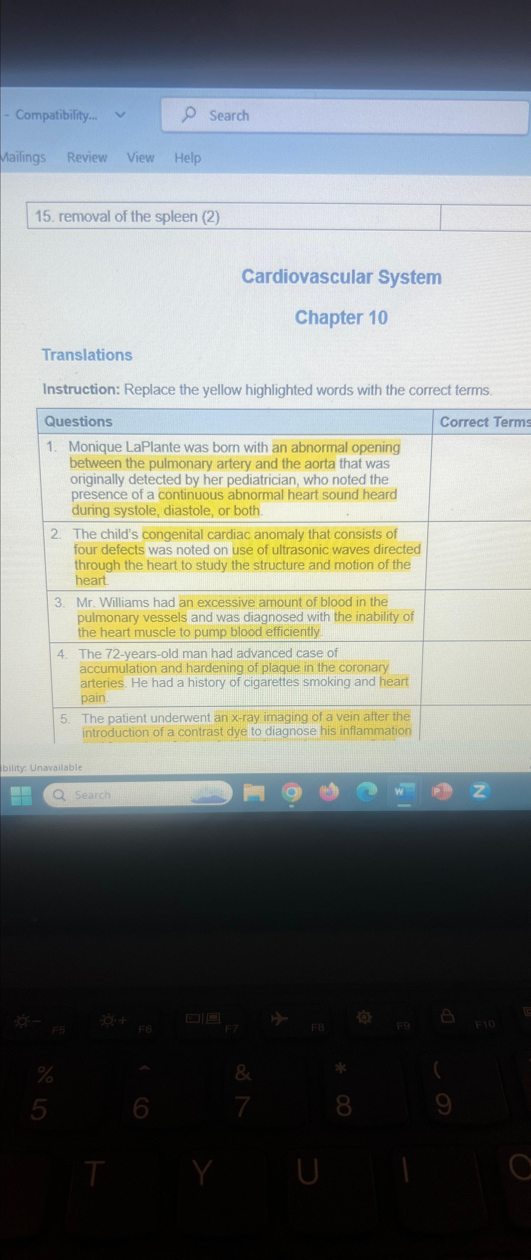 Solved Compatibility...SearchVailingsReviewViewHelpremoval | Chegg.com