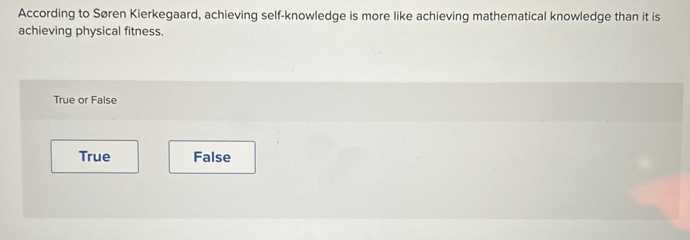 Solved According to Søren Kierkegaard, achieving | Chegg.com