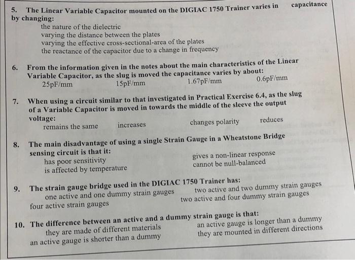 Solved 1. A Linear Variable Differential Transformer (LVDT) | Chegg.com