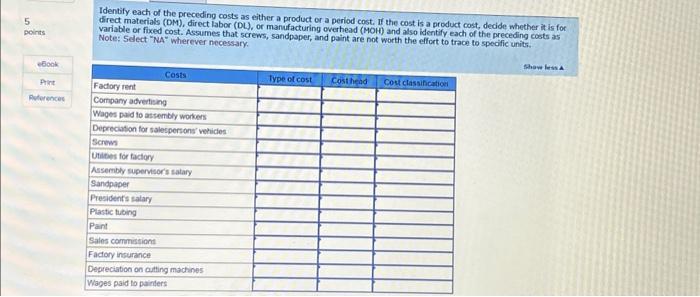 Solved 5 points eBook Print References Your friend, Suzie | Chegg.com