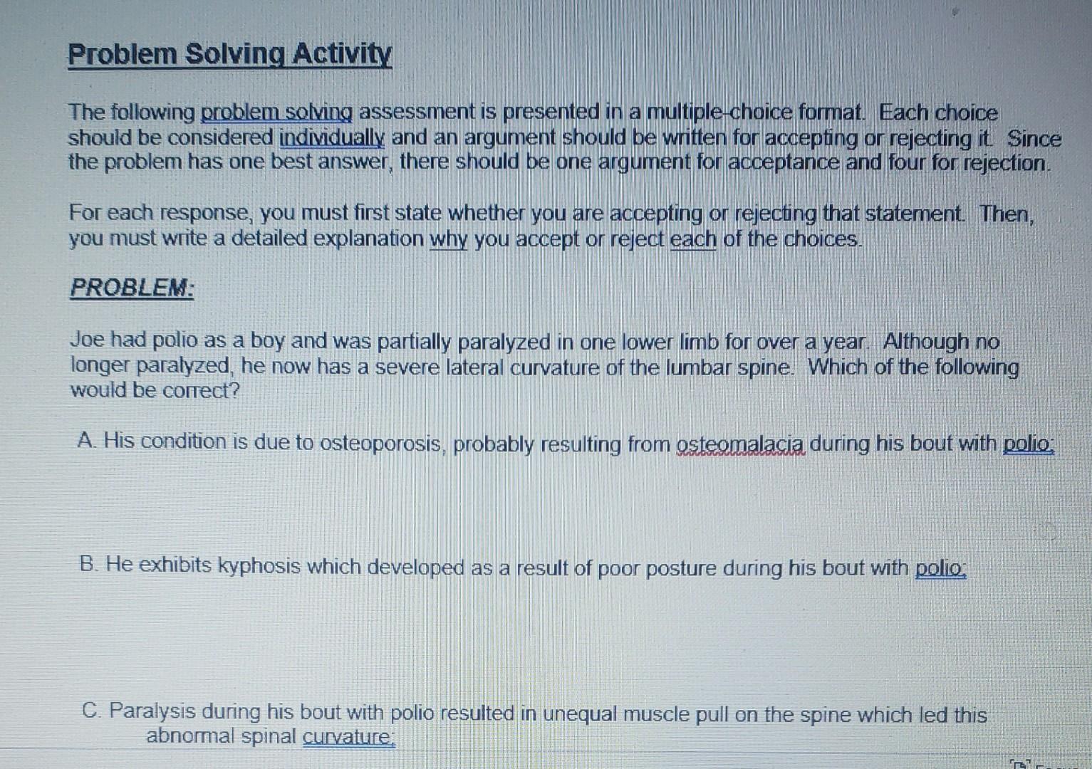 Solved Problem Solving Activity The following problem | Chegg.com