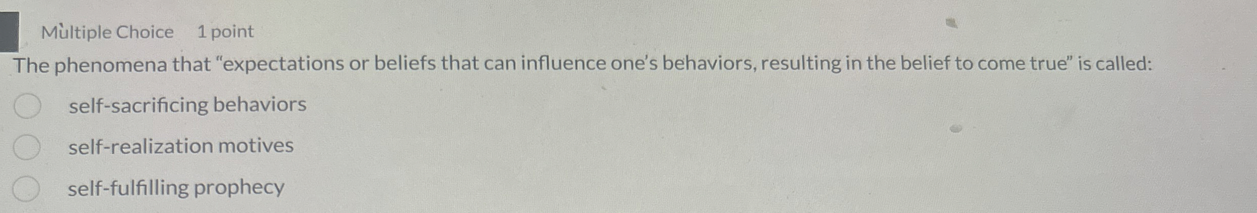 Solved Mùltiple Choice 1 ﻿pointThe phenomena that | Chegg.com