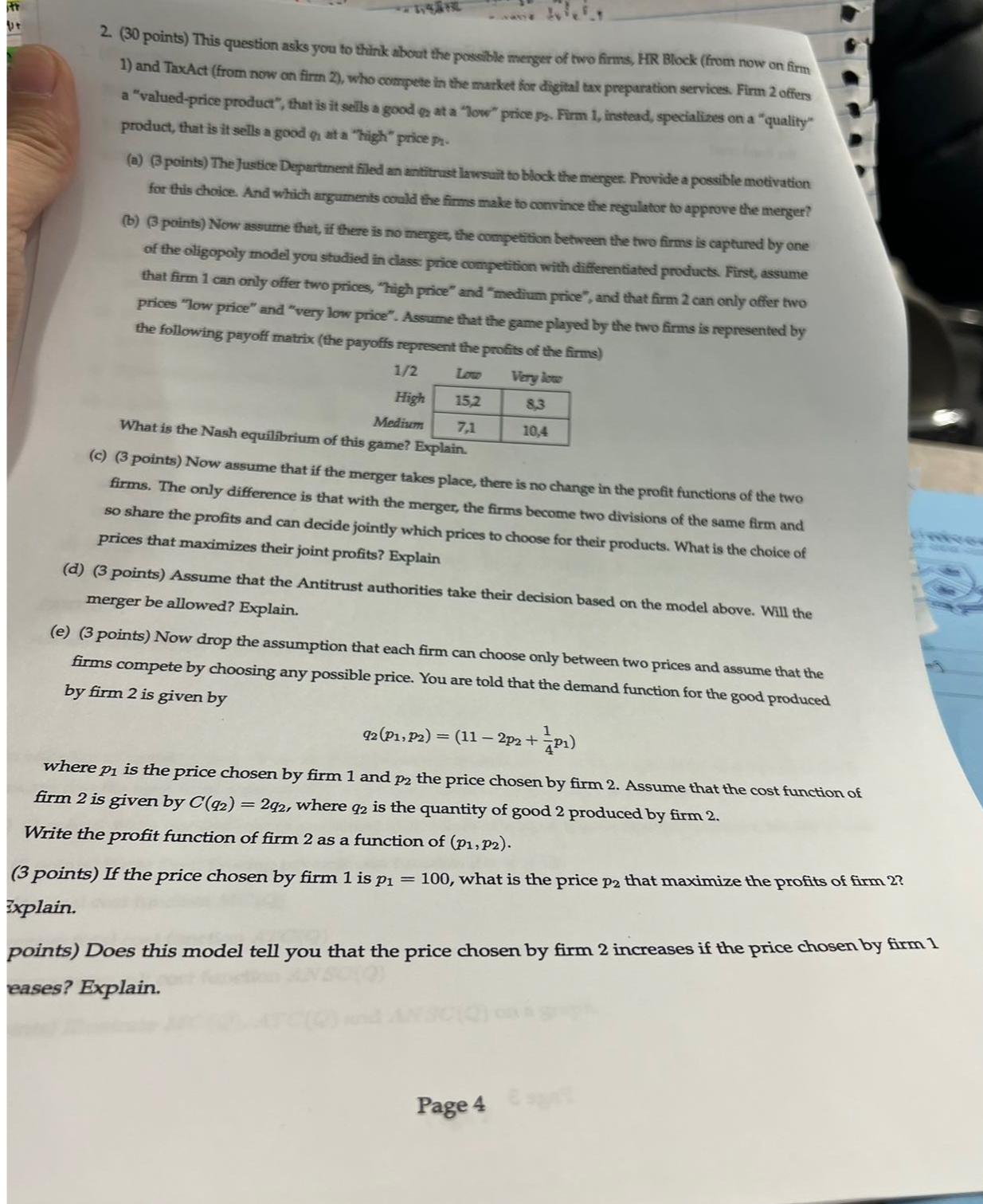 Solved ( 30 ﻿points) ﻿This question asks you to think about | Chegg.com