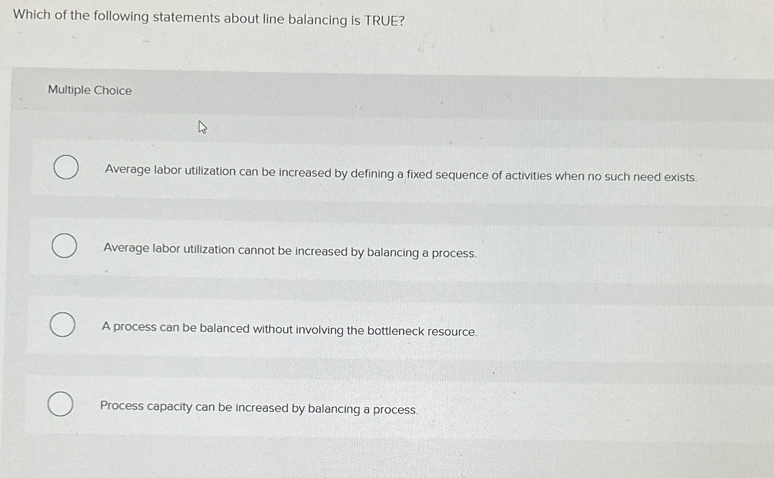 Solved Which of the following statements about line | Chegg.com