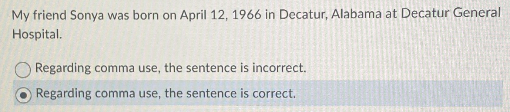 Solved My friend Sonya was born on April 12, 1966 ﻿in | Chegg.com