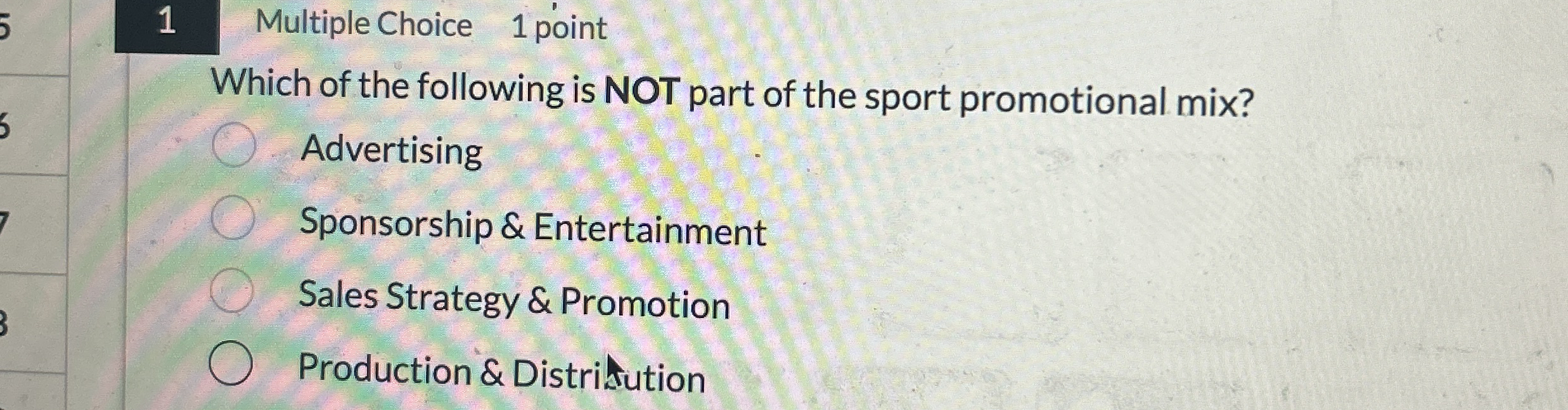 High Quality SOLUTION 1Multiple Choice 1 ﻿pointWhich of the following is | Chegg.com