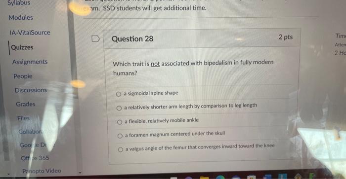 Syllabus exam. SSD students will get additional time. | Chegg.com