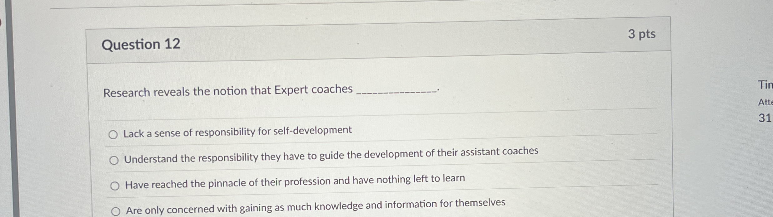 Solved Question 123 ﻿ptsResearch reveals the notion that | Chegg.com