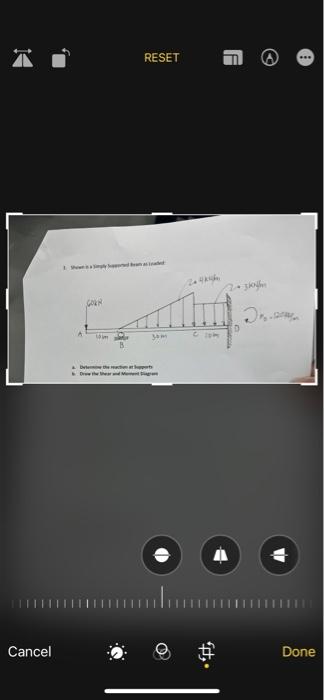 Solved RESET (a) ane Cancel Done | Chegg.com