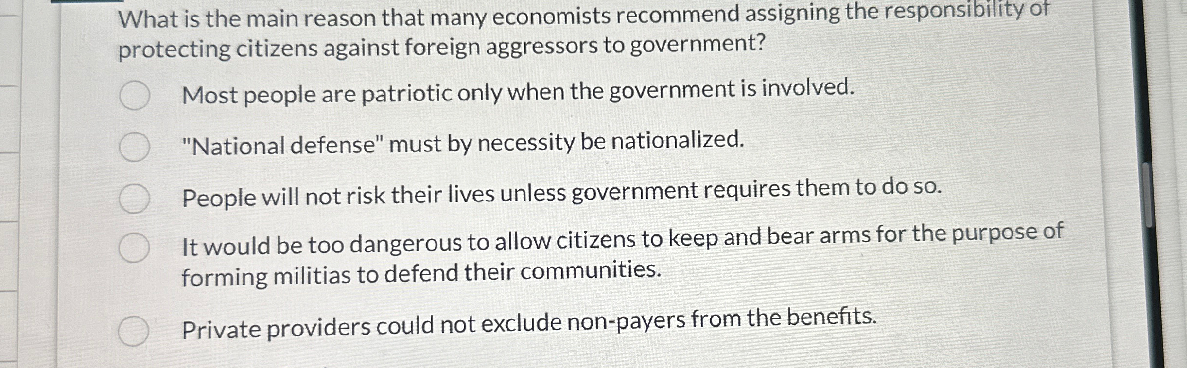 Solved What is the main reason that many economists | Chegg.com