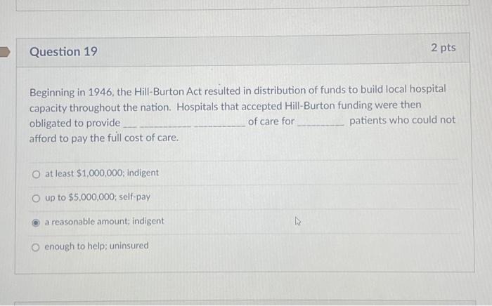 Solved Is this correct?Question 19 Beginning in 1946, the | Chegg.com