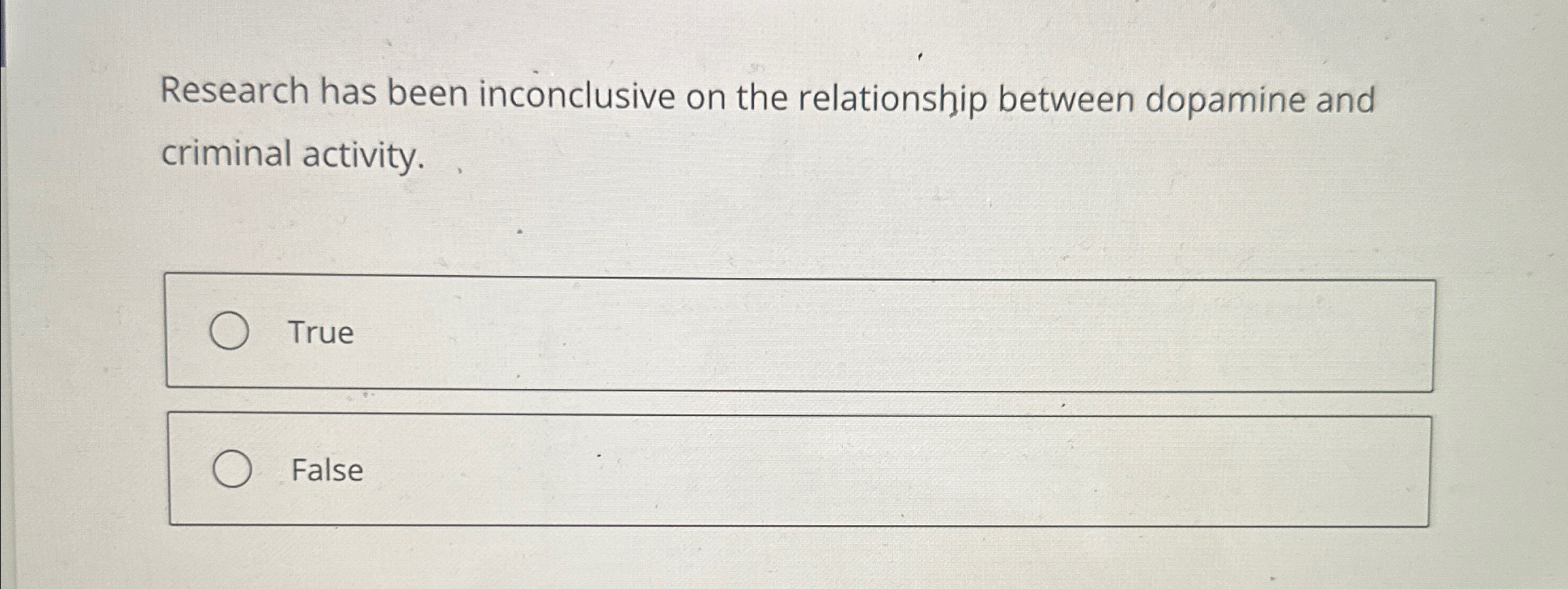 Solved Research has been inconclusive on the relationship | Chegg.com