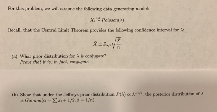 Solved For this problem, we will assume the following data | Chegg.com