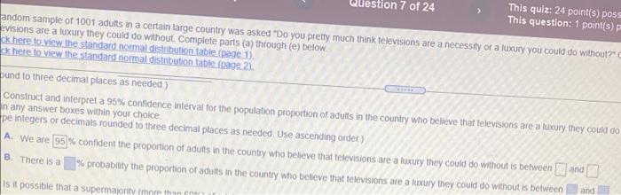 Solved Question 7 of 24 This quiz: 24 point(s) poss This | Chegg.com