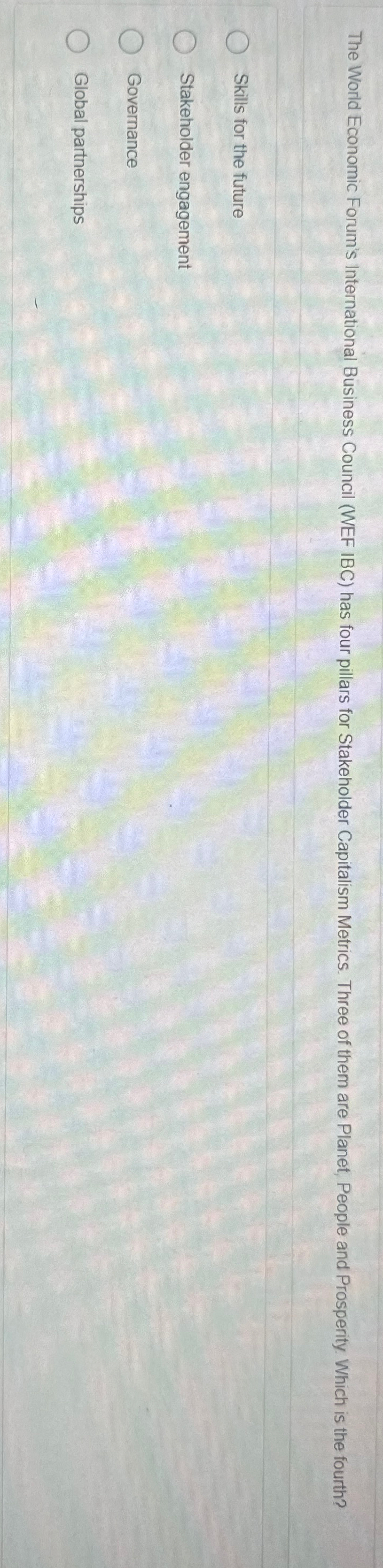 Solved The World Economic Forum's International Business | Chegg.com