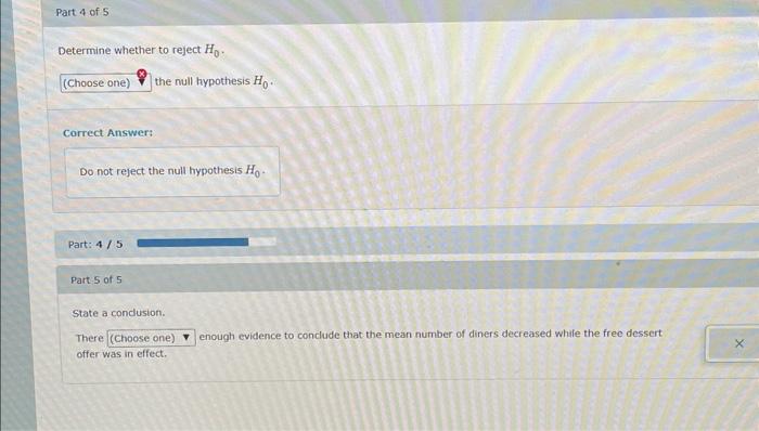 Solved Determine whether to reject H0. the null hypothesis | Chegg.com
