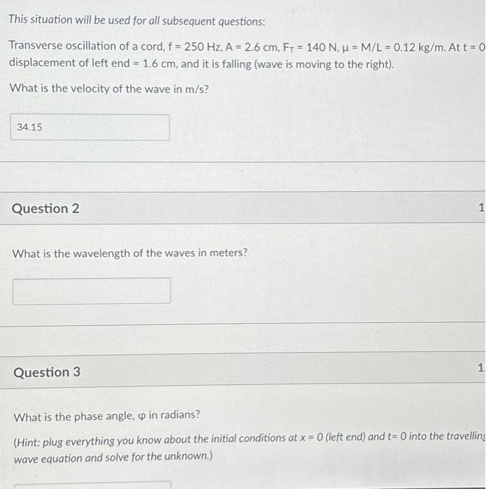 Solved This situation will be used for all subsequent | Chegg.com