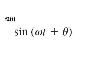 Solved sin(ωt+θ) | Chegg.com