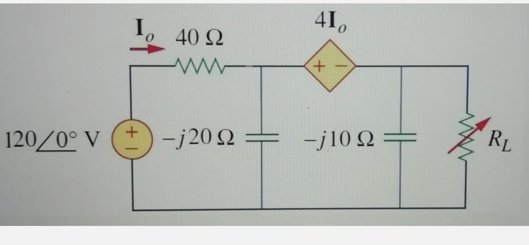 Solved In the circuit in the figure, RL is set to transmit | Chegg.com
