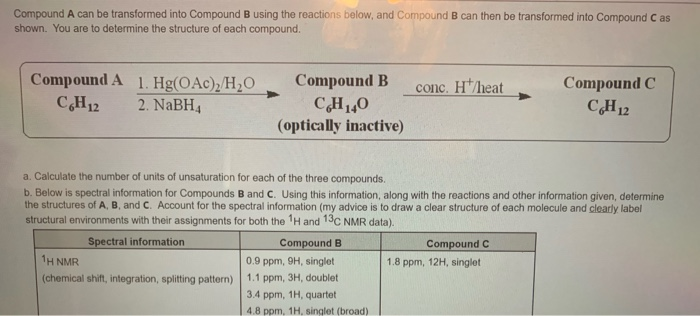 Solved Compound A can be transformed into Compound B using | Chegg.com