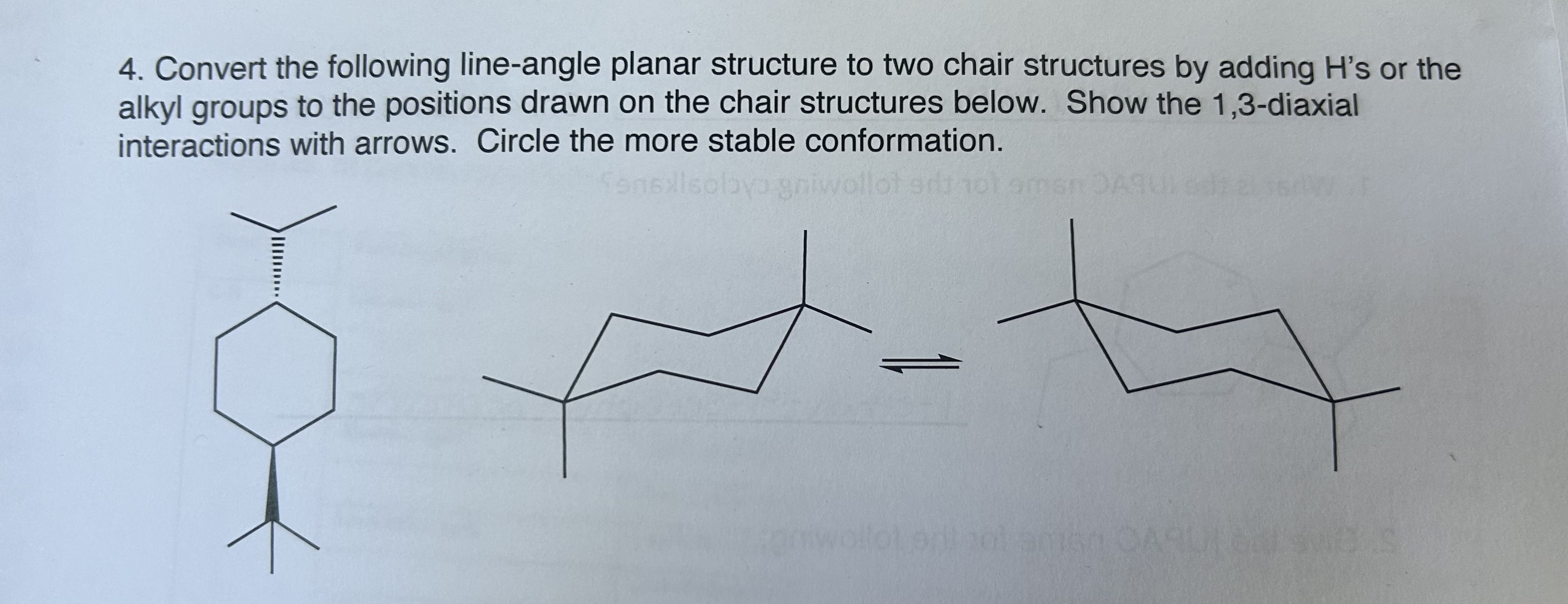 Solved Convert the following line-angle planar structure to | Chegg.com