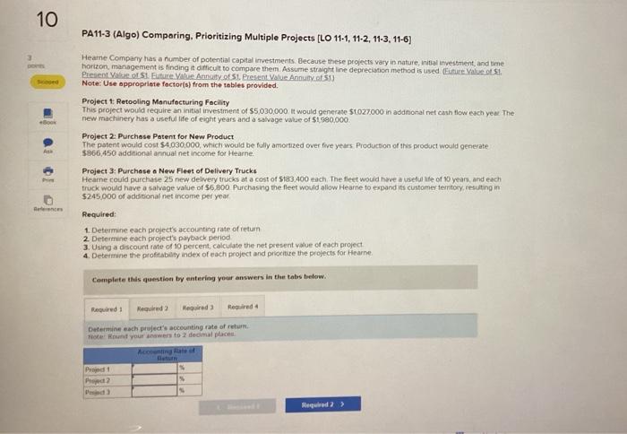 Solved PA11-3 (Algo) Comparing, Prioritizing Multiple | Chegg.com