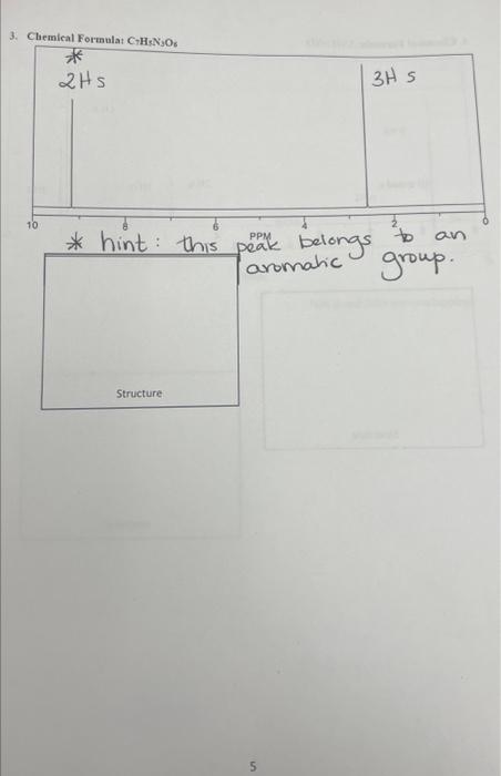 Solved Part 4. Determine the structure of the compound | Chegg.com