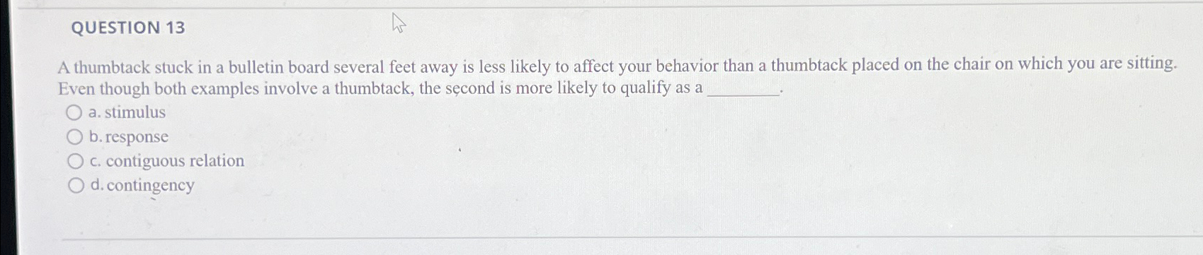 Solved QUESTION 13A thumbtack stuck in a bulletin board | Chegg.com