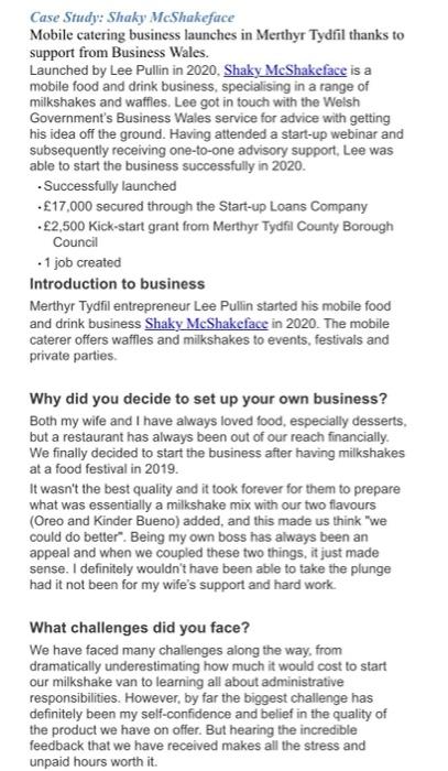 Solved Read the attached case study and then answer the | Chegg.com
