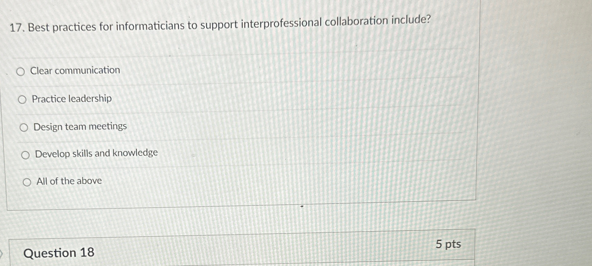 Solved Best practices for informaticians to support | Chegg.com