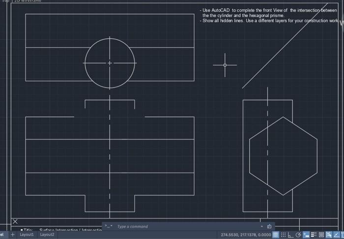Solved I need the solution please with steps in AutoCAD | Chegg.com