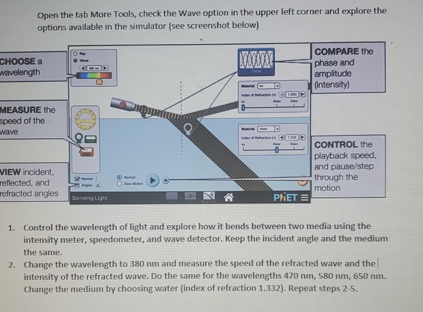 Solved Not understanding concept Topic: Bending lights Need | Chegg.com