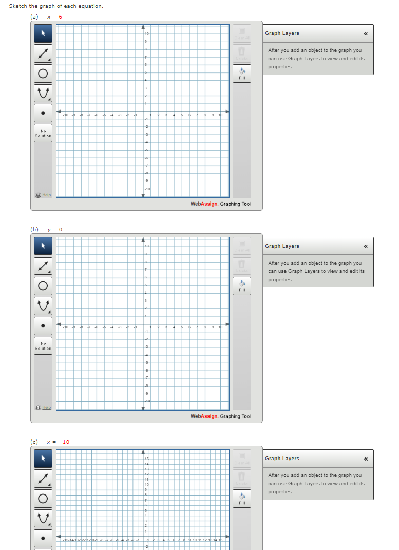 Solved Sketch the graph of each equation.(a) ( ﻿x=6 )(b) ( | Chegg.com