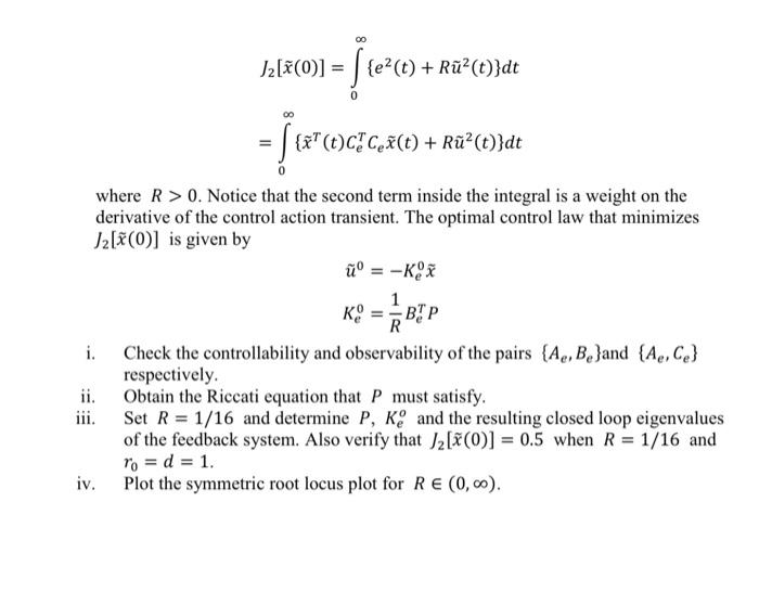 Solved A first order unstable system is described by 2(t) = | Chegg.com