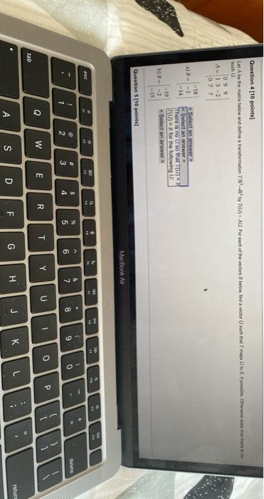 Solved sich Question 4 [10 points) LA De Tamaris below and | Chegg.com