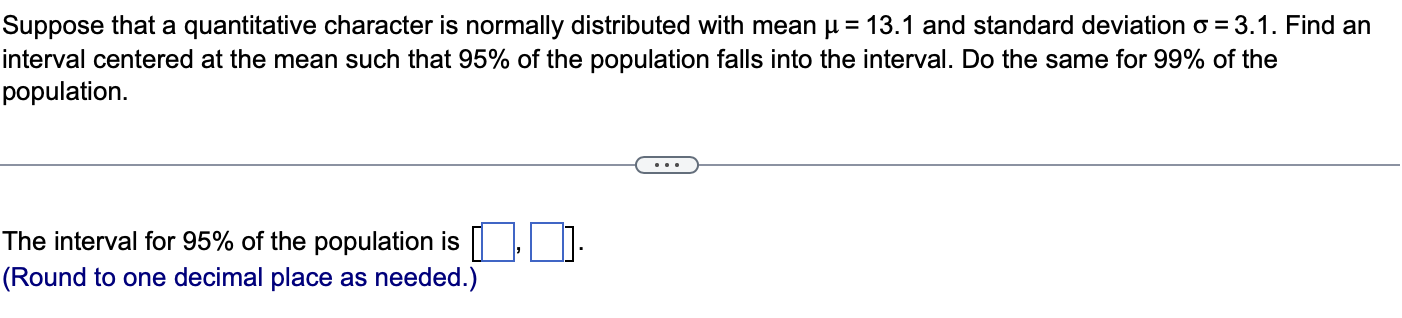 Solved Suppose that a quantitative character is normally | Chegg.com