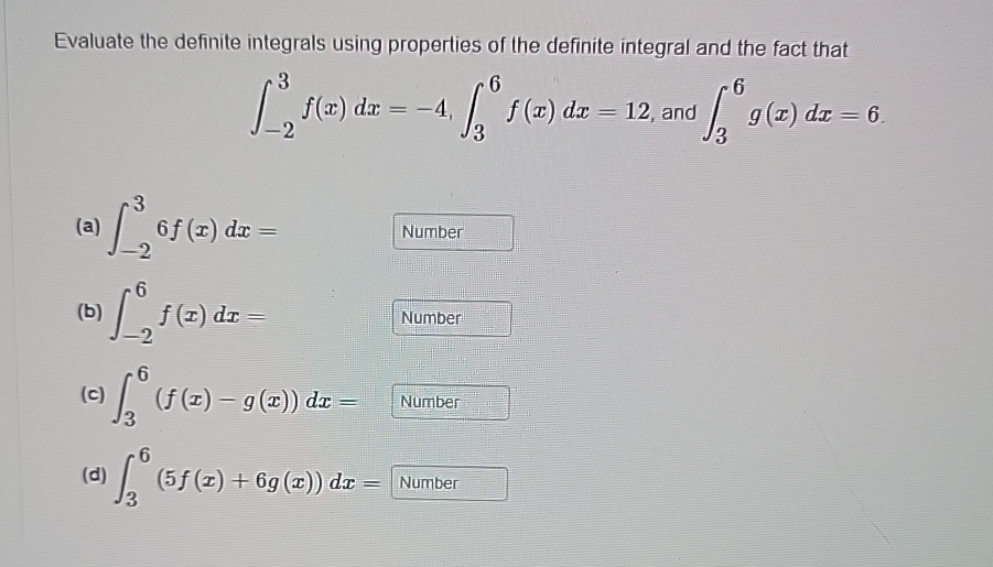 Solved Evaluate the definite integrals using properties of | Chegg.com