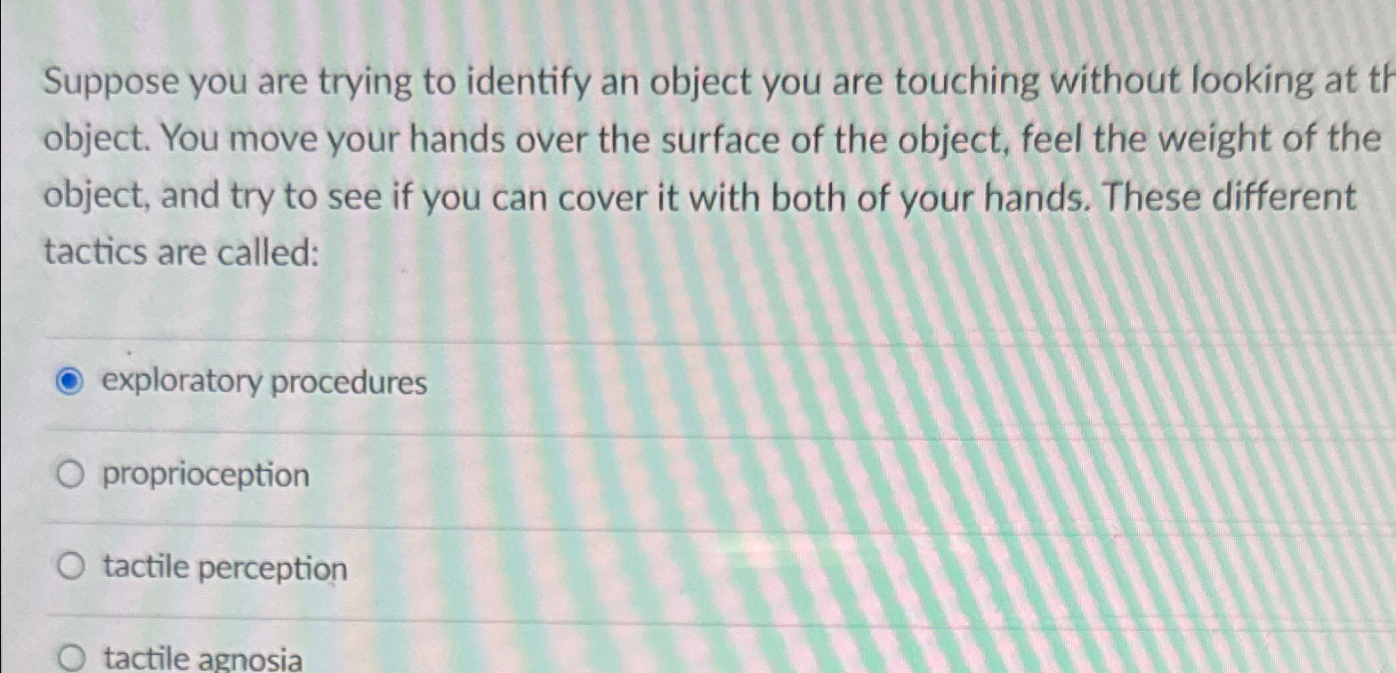 Solved Suppose you are trying to identify an object you are | Chegg.com