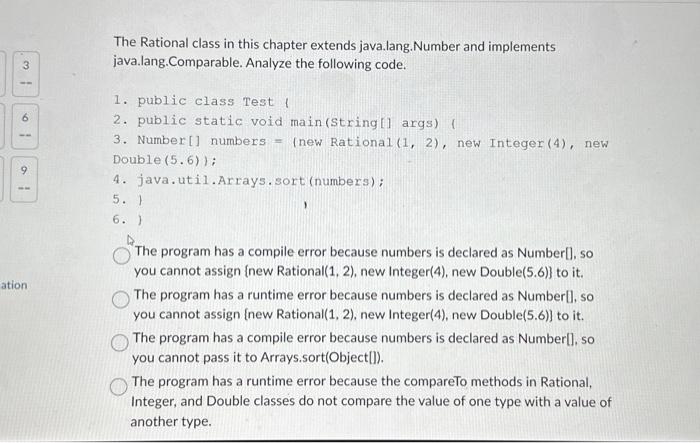 Solved The Rational Class In This Chapter Extends 0535