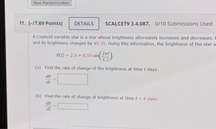 Solved A Cepheid variable star is a star whose brightness | Chegg.com