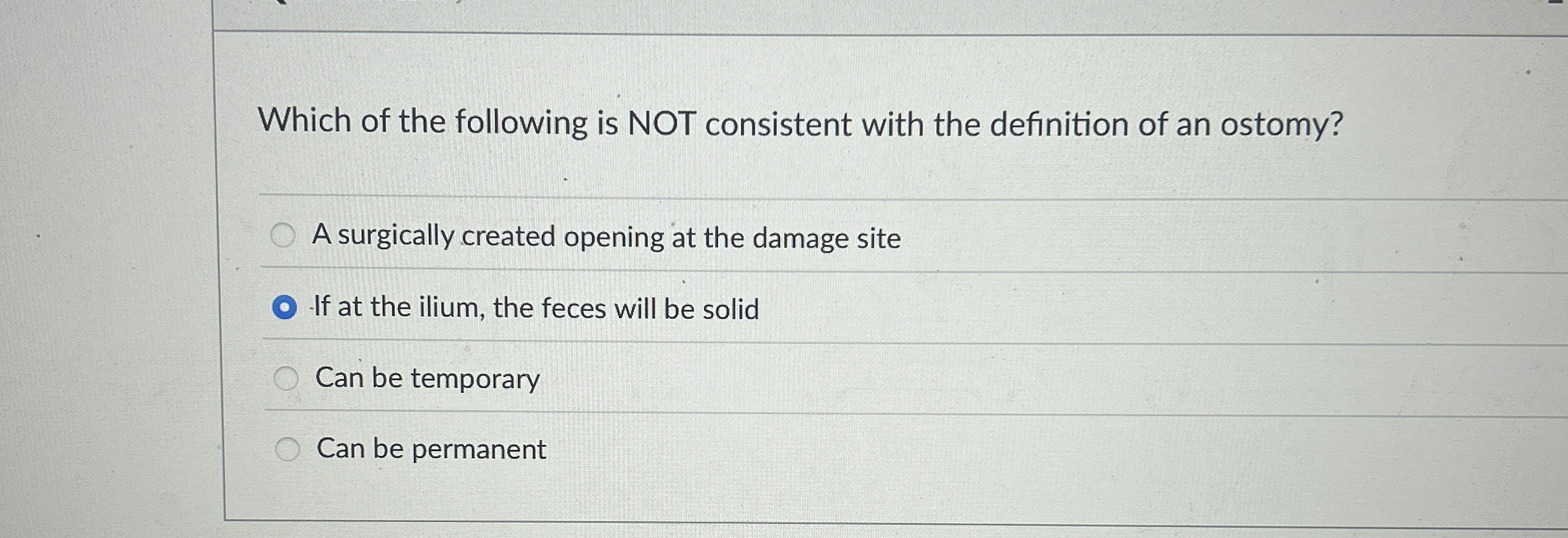 Solved Which of the following is NOT consistent with the | Chegg.com