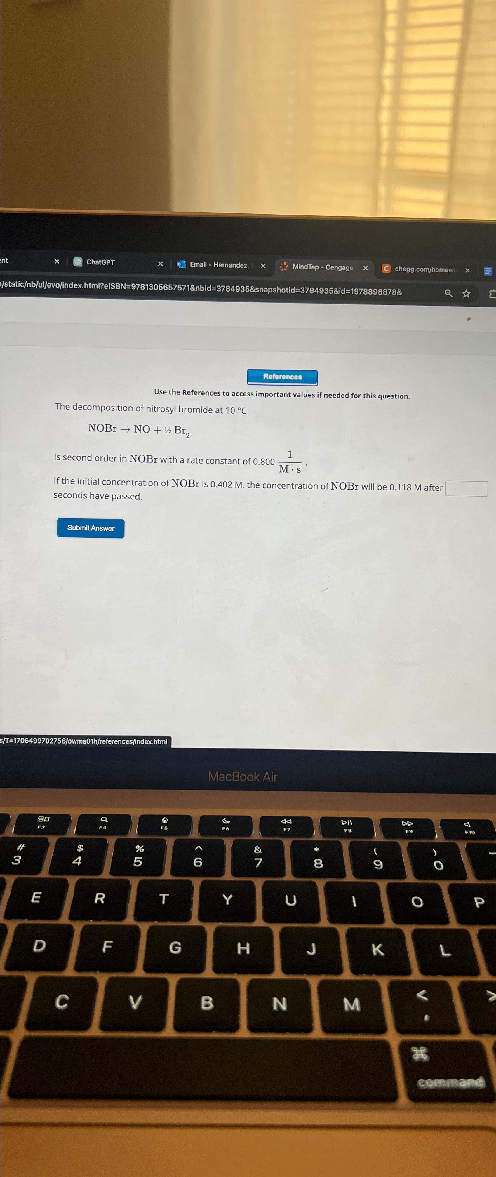 Solved Use the References to access important values if | Chegg.com