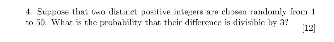 Solved Suppose that two distinct positive integers are | Chegg.com