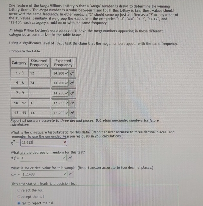 Solved One feature of the Moga Malions Lottery is that a | Chegg.com