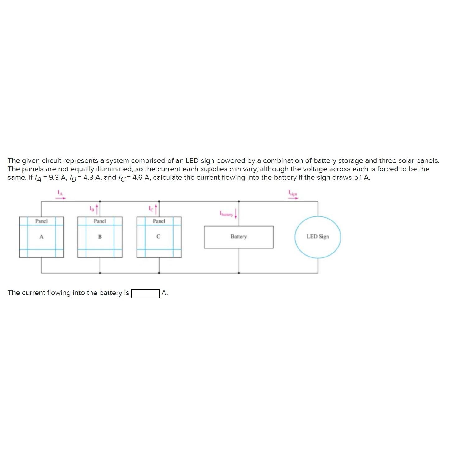 Solved The given circuit represents a system comprised of an | Chegg.com