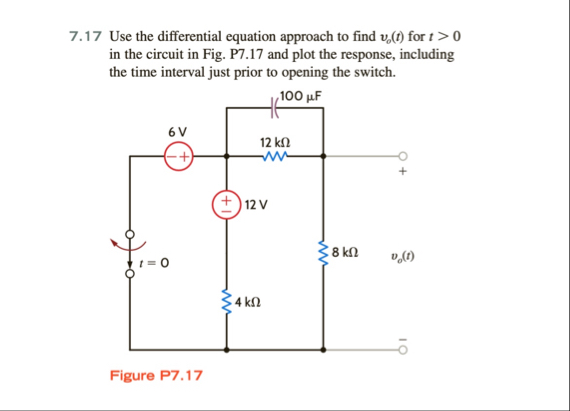 Solved 7.17 ﻿Use the differential equation approach to find | Chegg.com